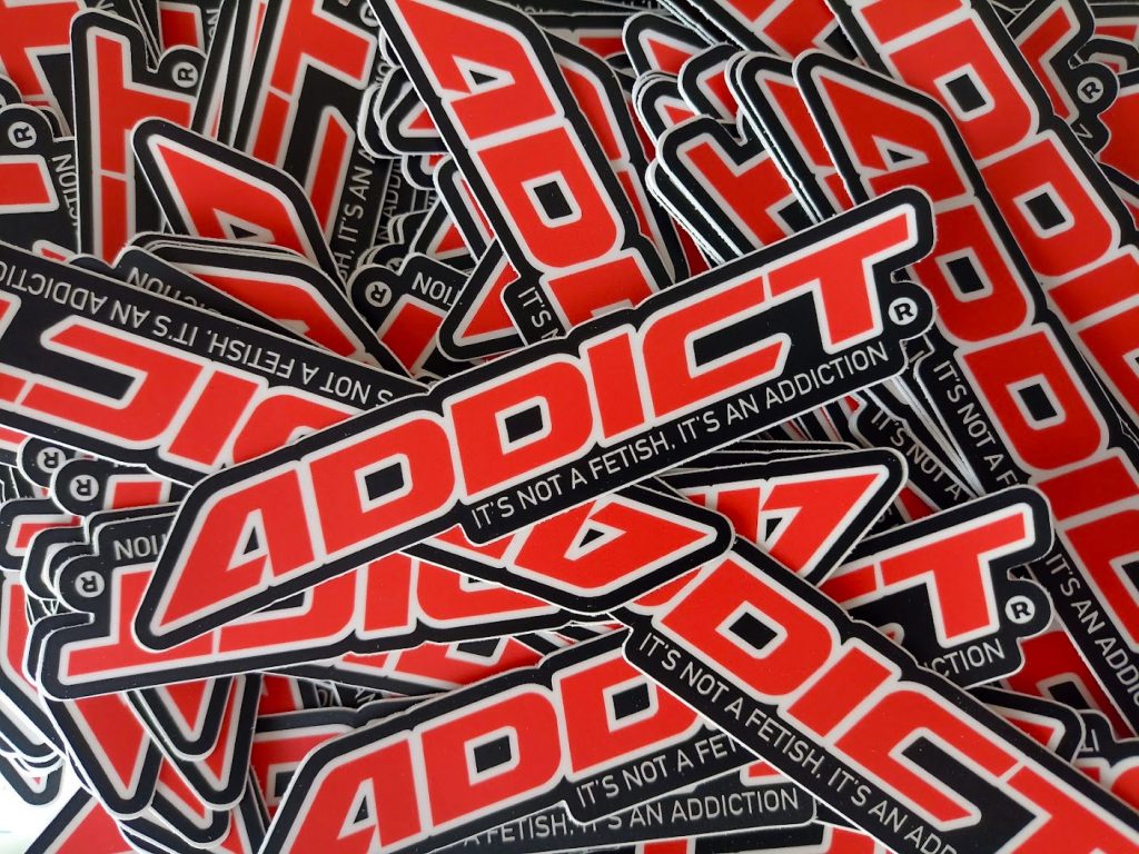 ADDICT Sticker – Official ScottXXX Merchandise